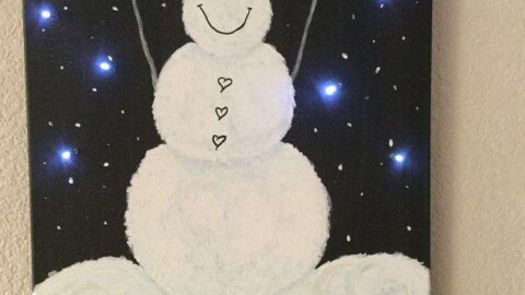 Easy and Fun DIY LED Lighted Canvas Art with Video - Chas' Crazy Creations