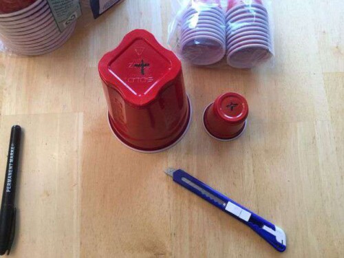 Easy and Awesome DIY Red Solo Cup Lights - Chas' Crazy Creations