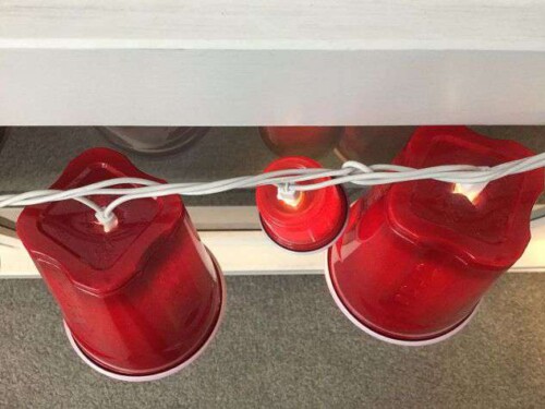Easy and Awesome DIY Red Solo Cup Lights - Chas' Crazy Creations