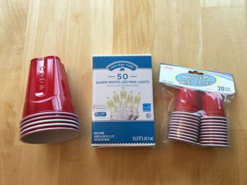 Easy and Awesome DIY Red Solo Cup Lights - Chas' Crazy Creations
