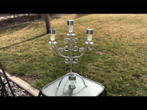 Awesome and Easy DIY Solar Light Post - Chas' Crazy Creations