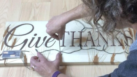 Easy and Fun DIY LED Lighted Canvas Art with Video - Chas' Crazy Creations