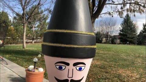 Nutcracker Flower Pot Solider - Chas' Crazy Creations