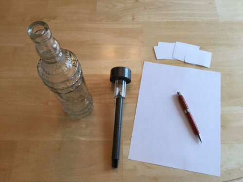 Easy and Beautiful Memorial Craft: Message In A Bottle - Chas' Crazy ...