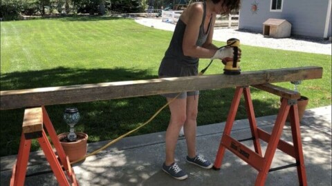 How To Make A DIY Cinderblock Bench - Chas' Crazy Creations