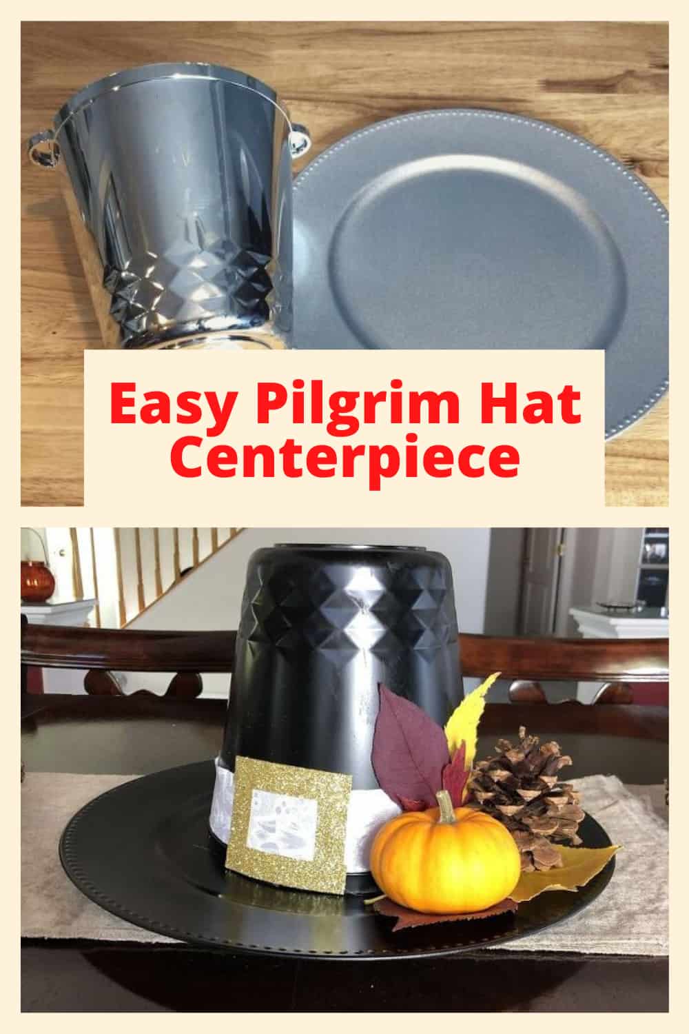 Easy Pilgrim Hat Centerpiece - Chas' Crazy Creations