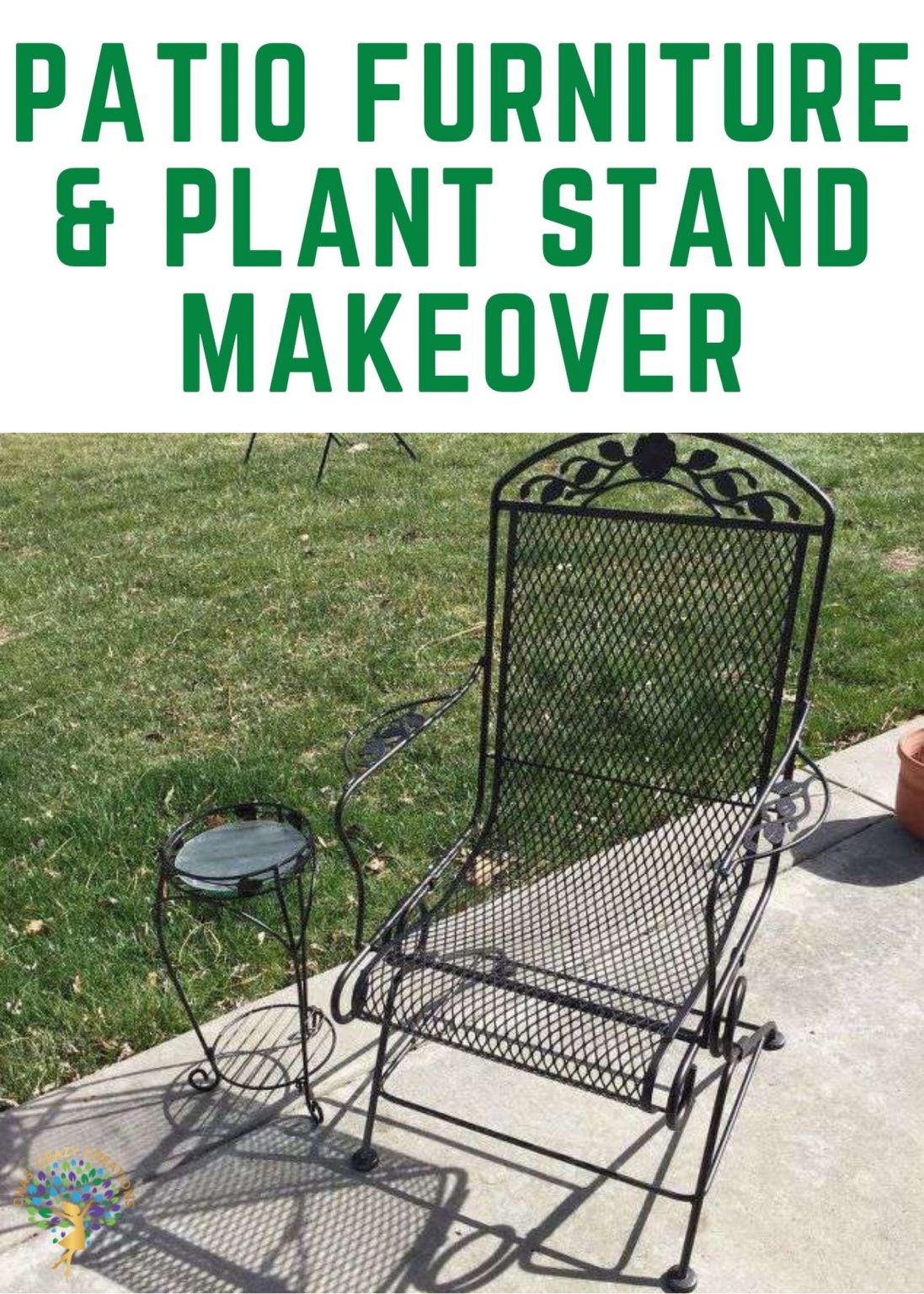 Repurposed Upcycled Plant Stand: Easy DIY Side Table - Chas' Crazy ...