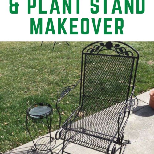 Repurposed Upcycled Plant Stand: Easy DIY Side Table - Chas' Crazy ...