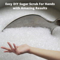 Easy DIY Sugar Scrub For Hands with Amazing Results - Chas' Crazy Creations
