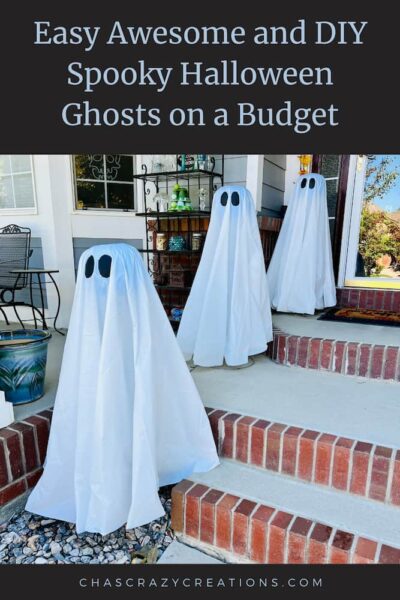 Easy Awesome and DIY Spooky Halloween Ghosts on a Budget - Chas' Crazy Creations