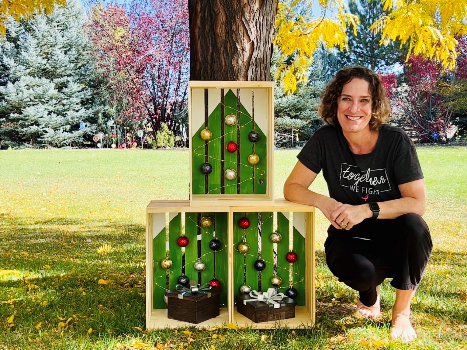 Easy and Unique DIY Wooden Christmas Tree with Video - Chas' Crazy ...