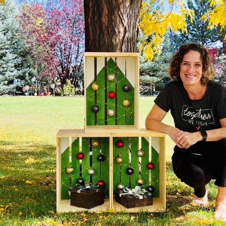 Easy and Unique DIY Wooden Christmas Tree with Video - Chas' Crazy ...