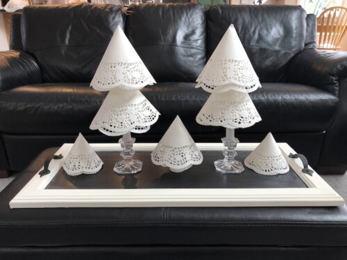 Super Easy Dollar Tree Doily Crafts: Great for Kids and Adults - Chas ...