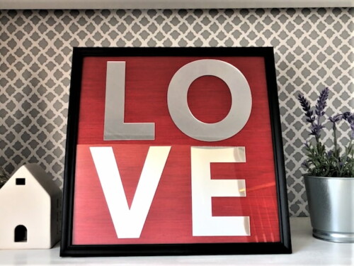 How To Make A Marquee DIY Love Sign (Step By Step) - Chas' Crazy Creations