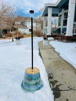 Awesome and Easy DIY Solar Light Post - Chas' Crazy Creations