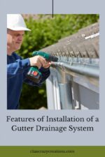Features of Installation of a Gutter Drainage System - Chas' Crazy ...