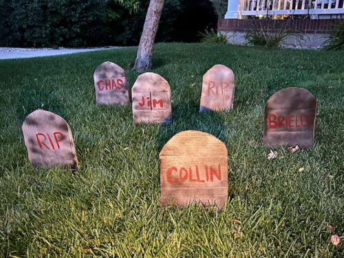 Easy DIY Cardboard Halloween Decorations - Chas' Crazy Creations