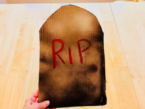 Easy DIY Cardboard Halloween Decorations - Chas' Crazy Creations