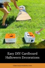 Easy DIY Cardboard Halloween Decorations - Chas' Crazy Creations